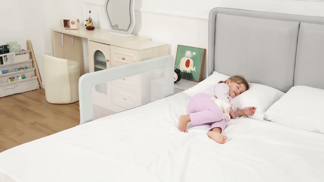 ComfyBumpy Bed Rail (Regular Size) - Installation Video - YouTube