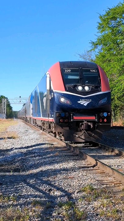 Amtrak Silver Star train P092 passes Apex, NC (MP S171.0) 4/13/2024 - YouTube