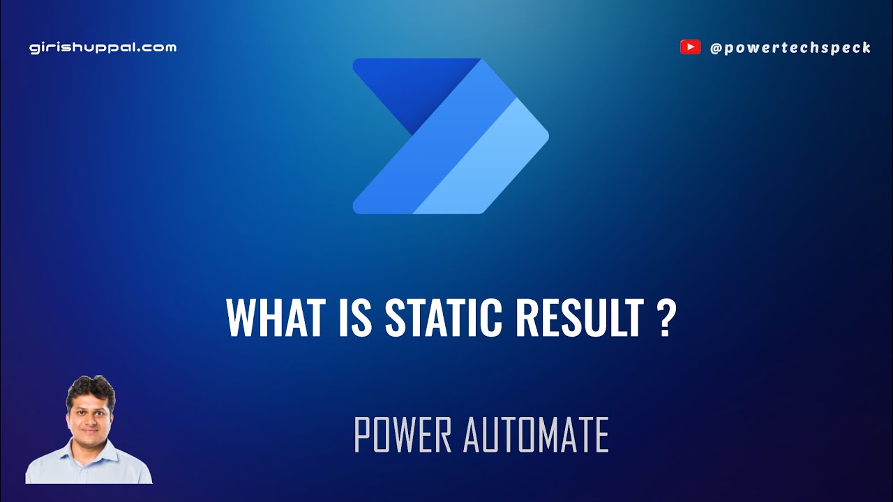 What is Static Result in Power Automate ? - YouTube