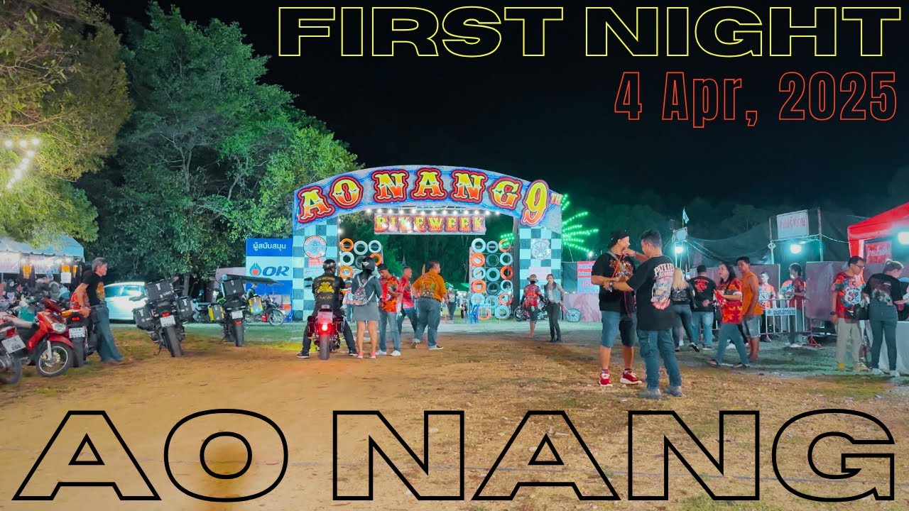 Ao Nang Bike Week - First Night - Krabi Thailand - YouTube