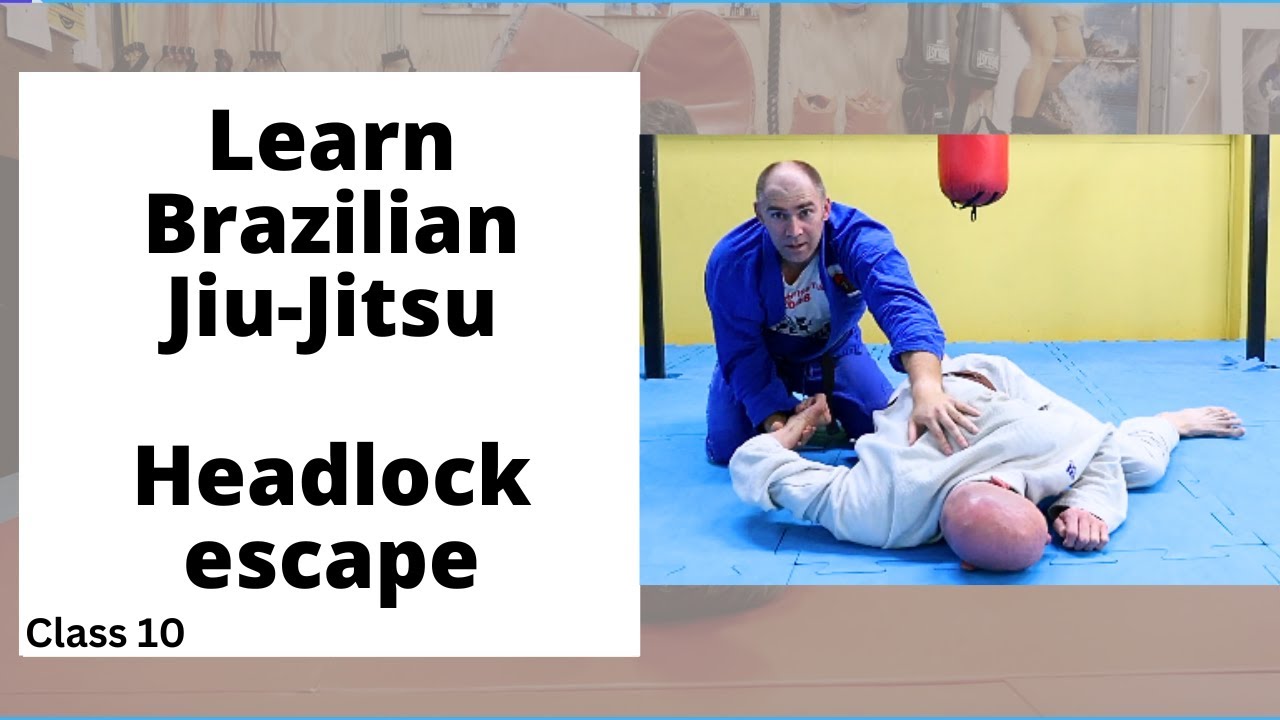 Headlock Escape - Learn Brazilian Jiu Jitsu - YouTube