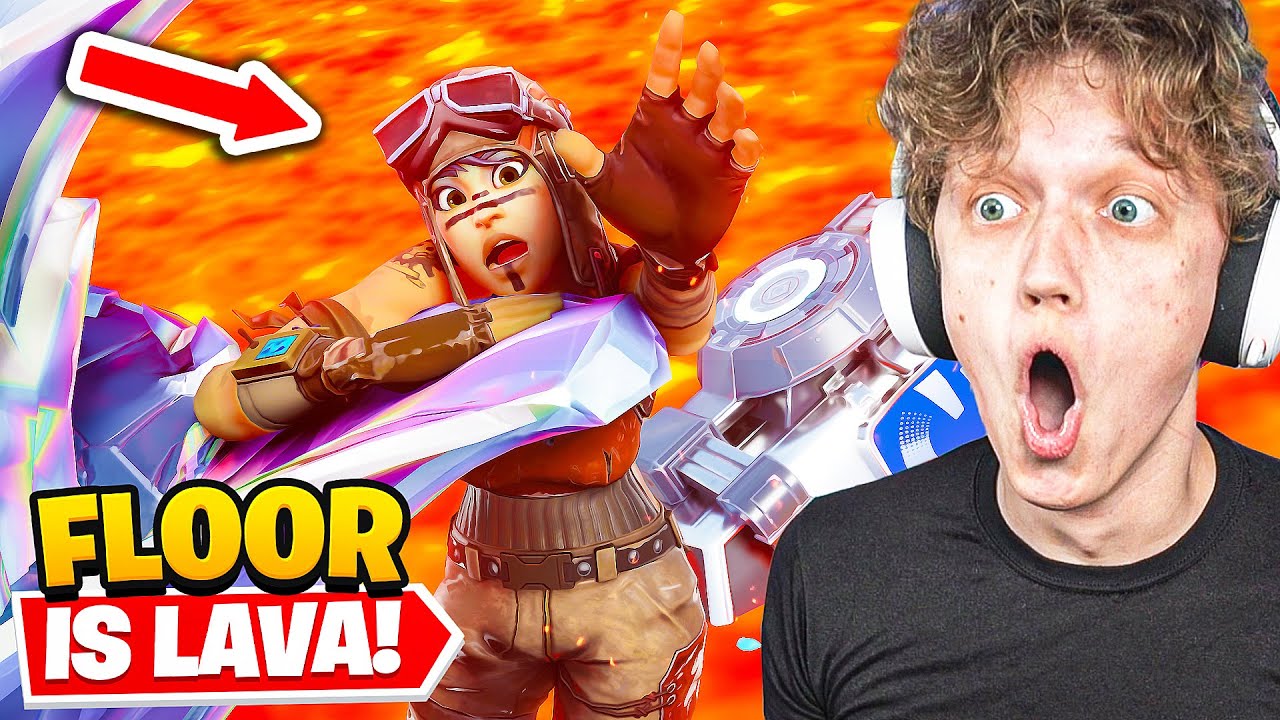FLOOR IS LAVA IS BACK IN FORTNITE... (best gamemode) - YouTube