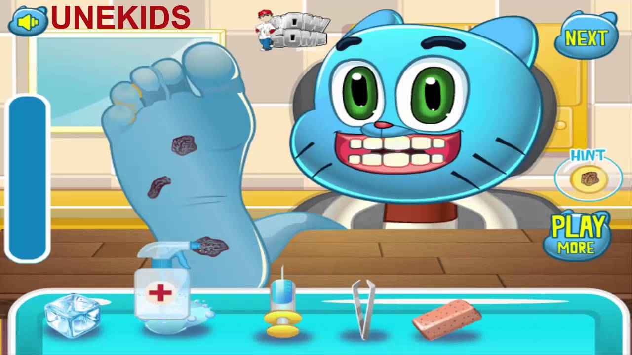 GUMBALL GAMES - GUMBALL FOOT DOCTOR - YouTube