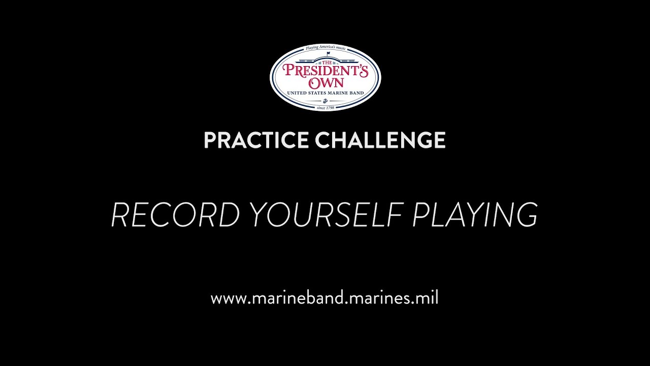 Practice Challenge: Record Yourself Playing - YouTube