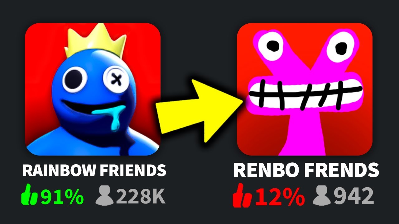 CÓPIAS SUS do RAINBOW FRIENDS - YouTube