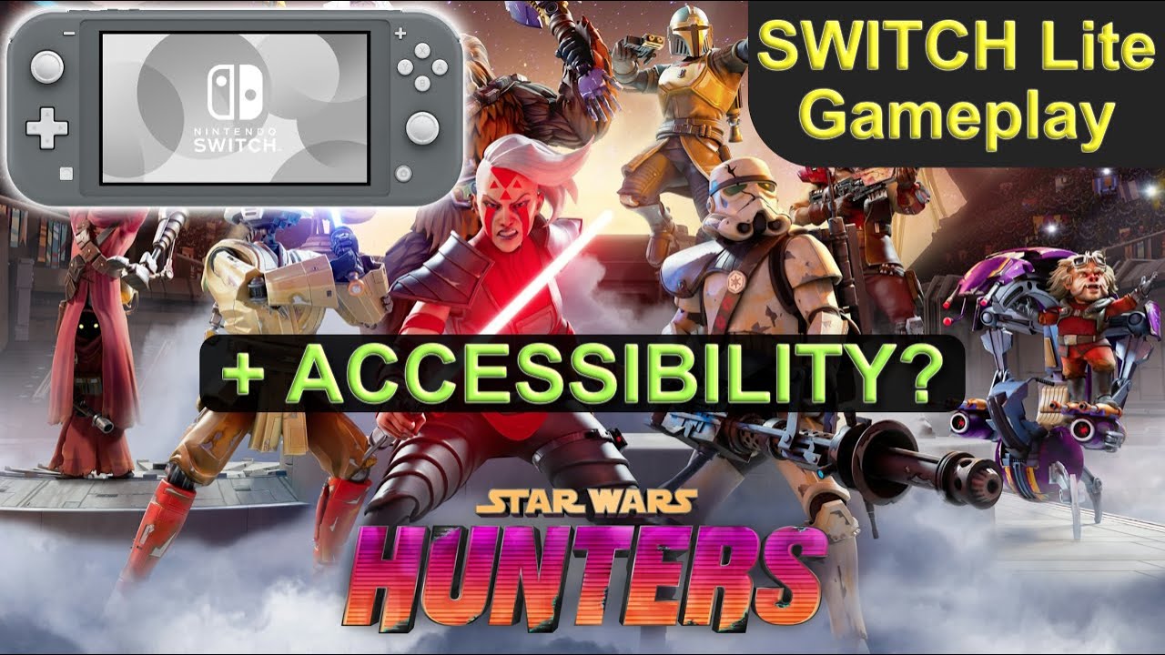 Star Wars Hunters - Switch Lite Gameplay + Accessibility - YouTube