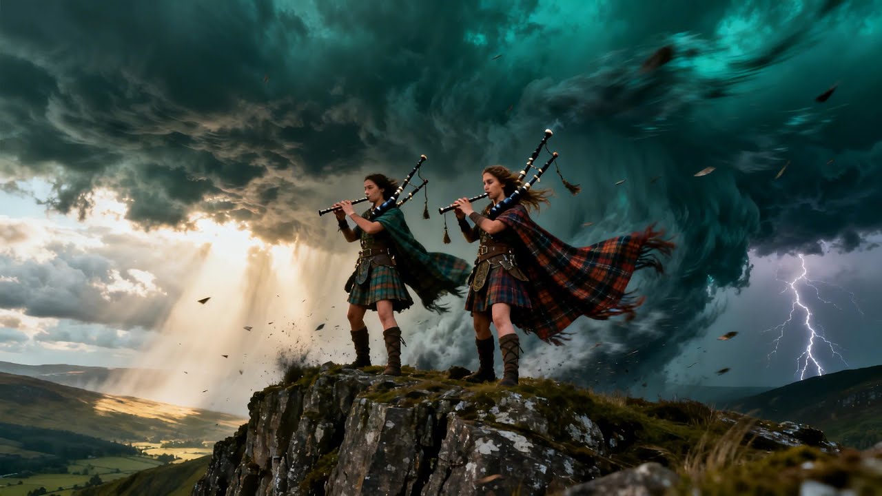Sisters of the Gale — The Battle Pipes Ignite - YouTube