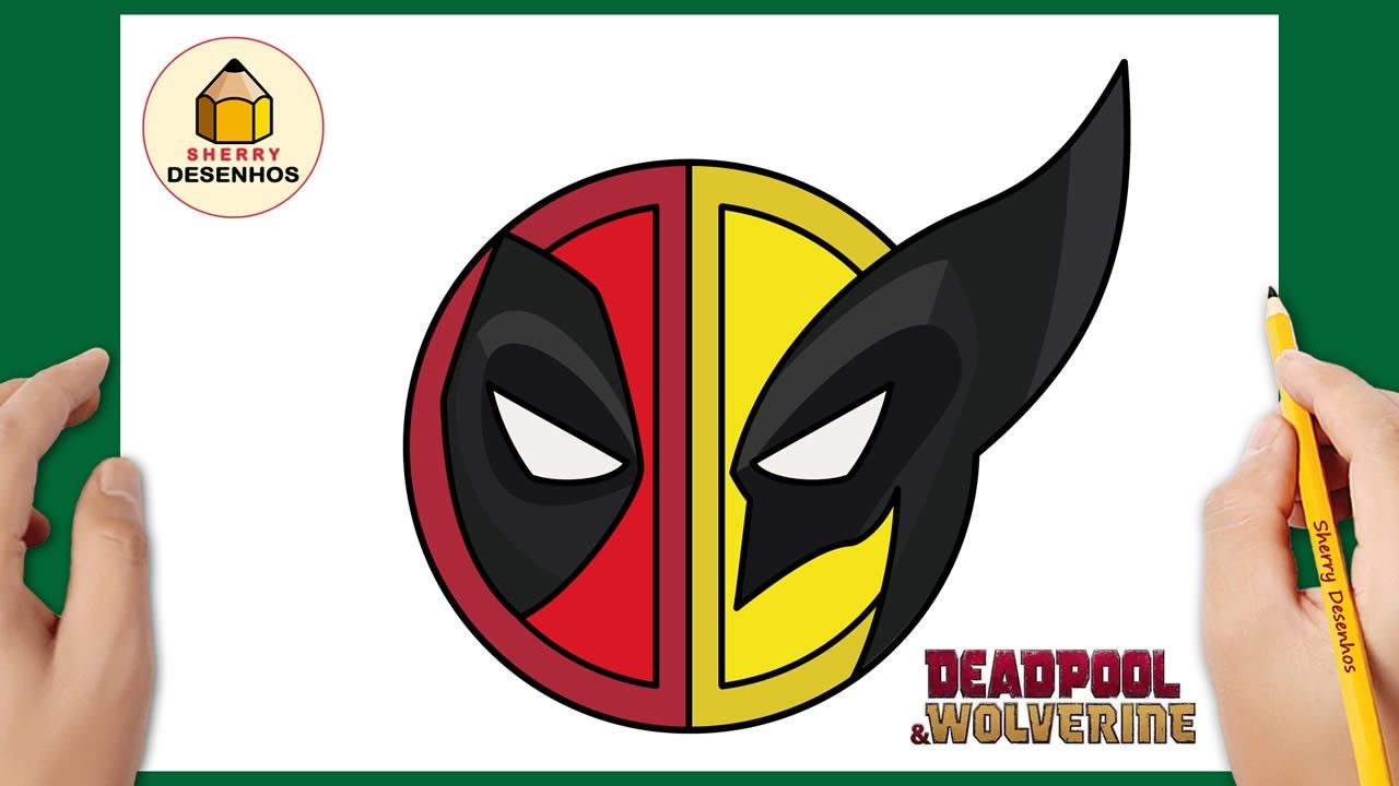 Como desenhar Deadpool vs Wolverine fácil | Deadpool & Wolverine ...