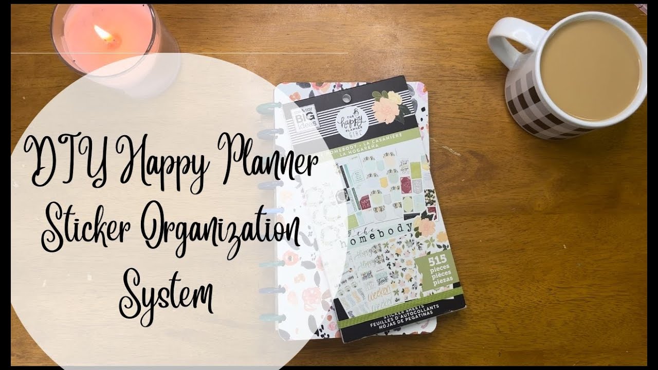 Happy Planner Sticker Storage on Discs - YouTube