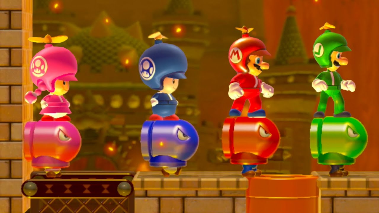 Super Mario Maker 2 – 4 Players Super Worlds Local Multiplayer Co Op ...