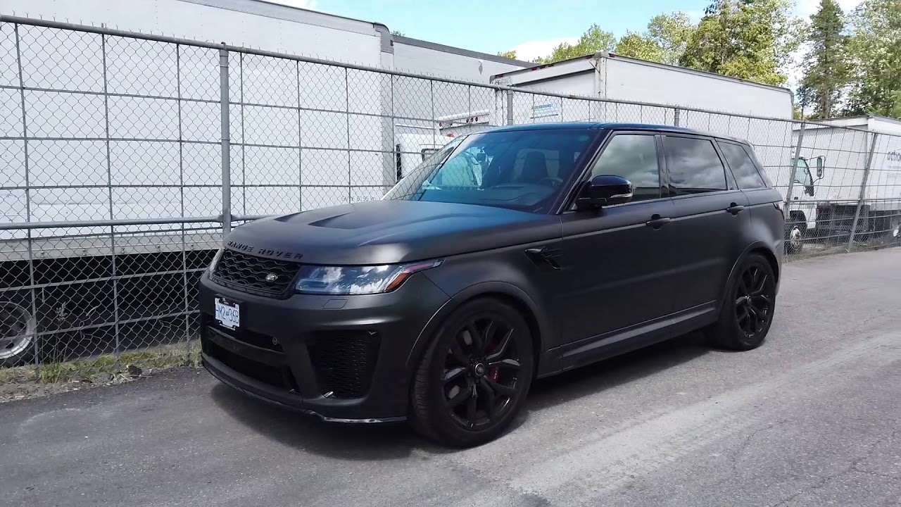 RANGE ROVER SPORT SVR WITH A VERY SUMMER VIBE WRAP - YouTube