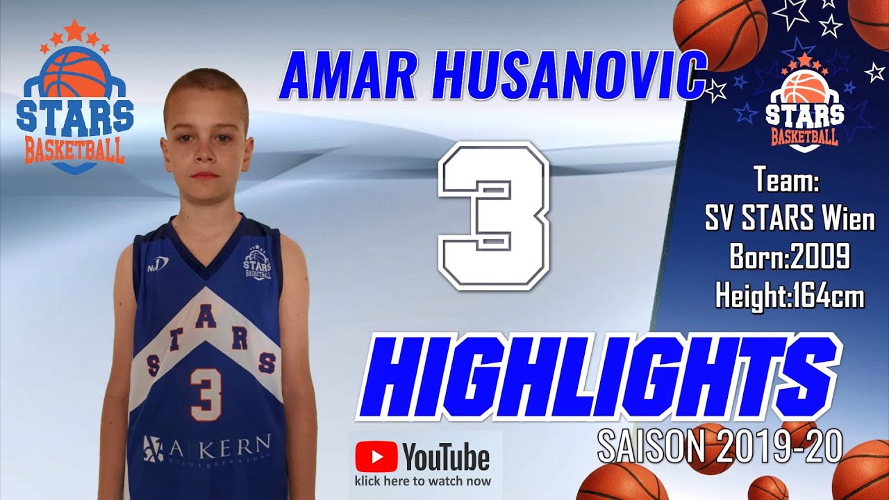 Stars Highlights Factory: AMAR HUSANOVIC Saison 2019-20 - YouTube