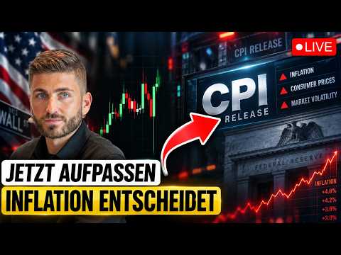 🚨 ACHTUNG: US-INFLATION LIVE - Fällt die Entscheidung der FED heute? Bitcoin, Krypto & Aktien