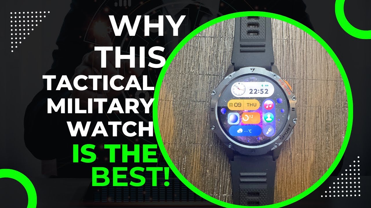 Review of this Tactical Military Smart Watch - YouTube