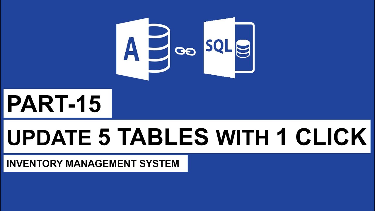Inventory Management System | Part-15 | Update 5 Tables with 1 Click ...