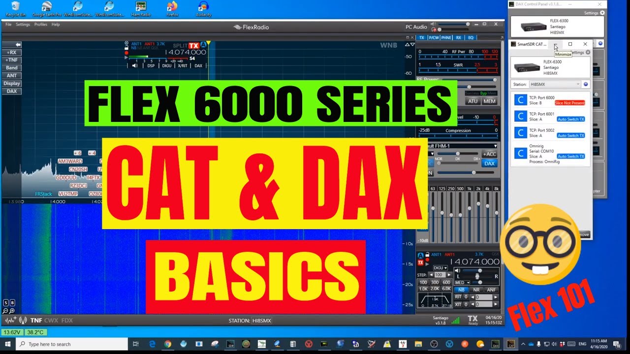 Flex 6000 Series CAT and DAX Basic for SmartSDR - YouTube