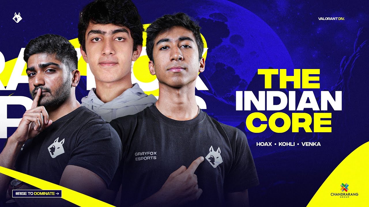 Introducing The Indian Core | Valorant Roster Update | Grayfox Esports ...