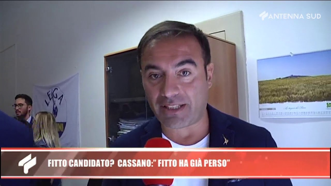 21 dicembre 2019 - Fitto candidato? Cassano: "Fitto ha già perso" - YouTube