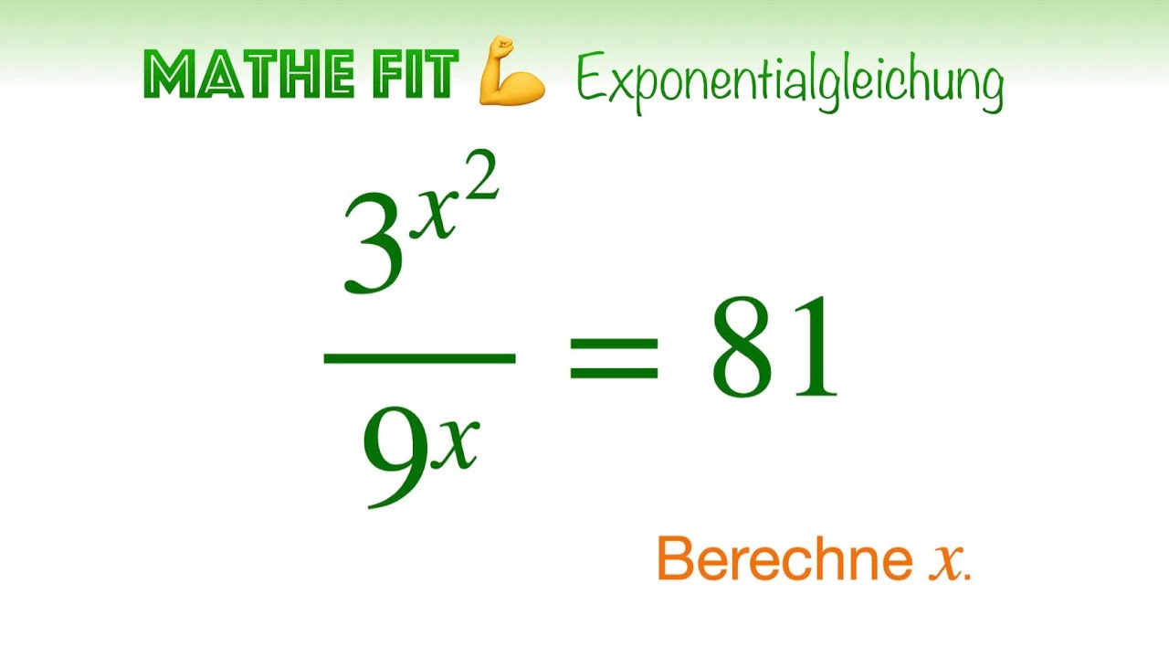🏋️‍♀️ Mathe Fit #48 | Potenzgesetze - Exponentenvergleich ...