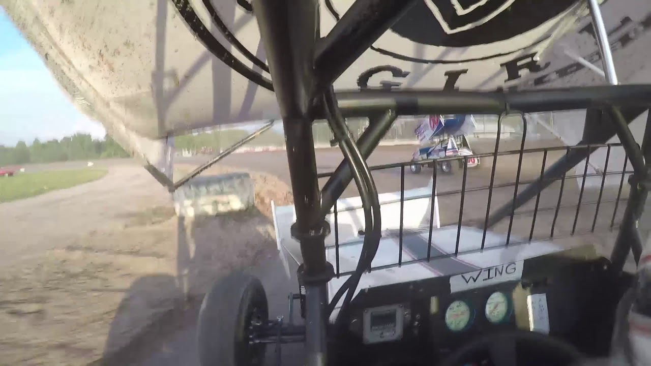 Kelly Hebing Heat 1 Outlaw Speedway 7/27/18 In Car Camera - YouTube