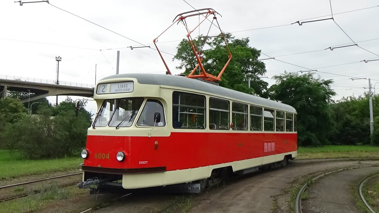 Tramvaj Tatra T2R na lince 2 - 8.7.2020 - YouTube