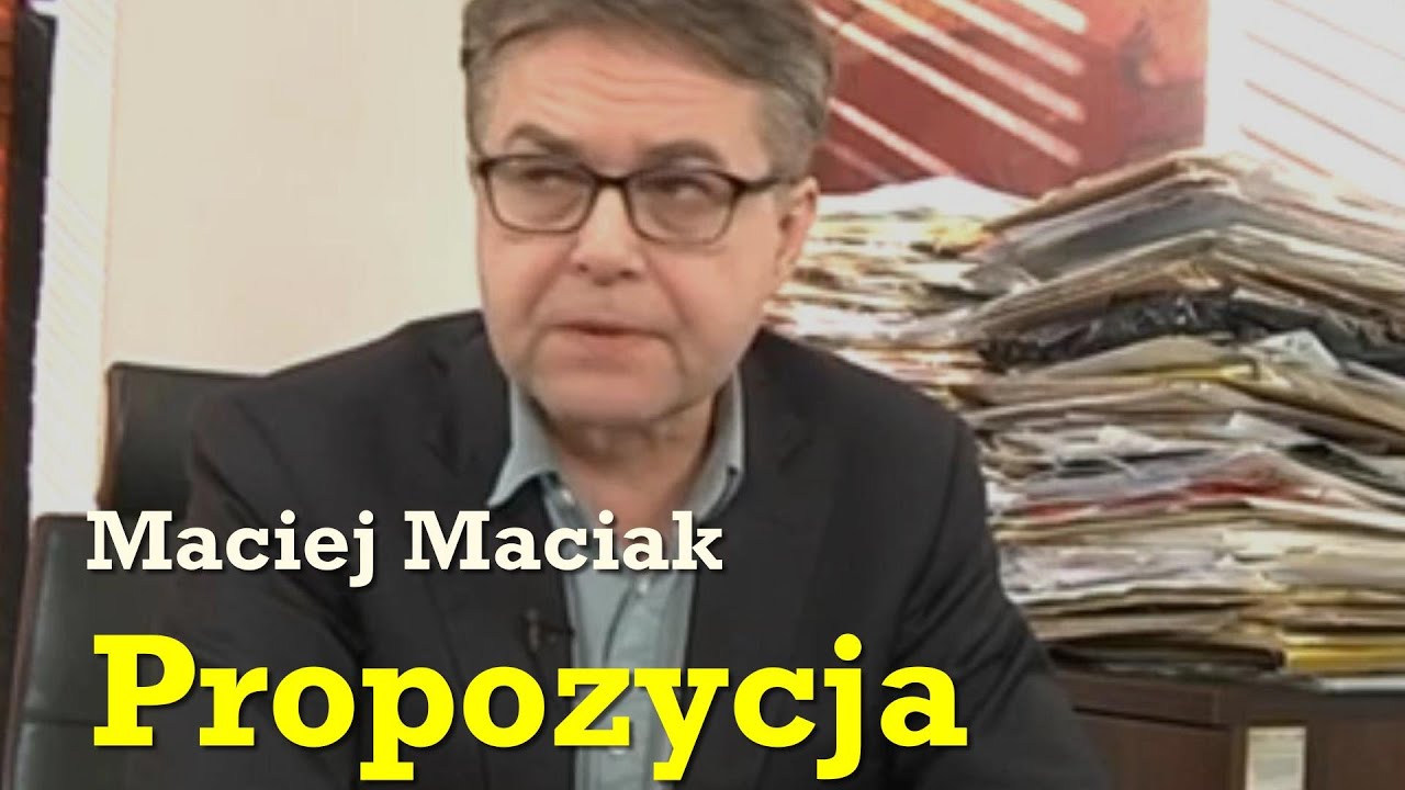 Maciej Maciak - Genialna propozycja wyborcza. Musisz to wiedzieć! - YouTube