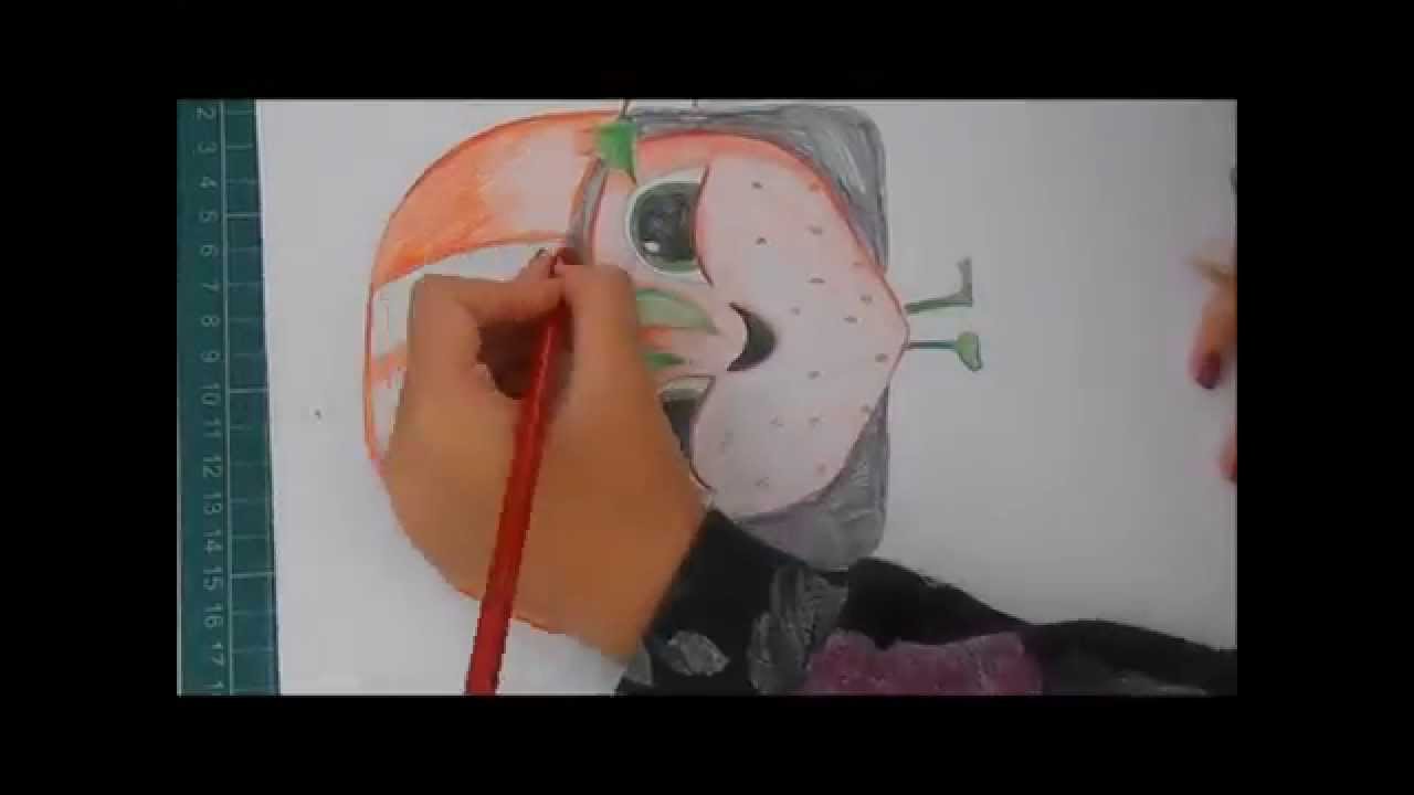 How to draw barry the strawberry cloudy with a chance of meatballs 2 ...
