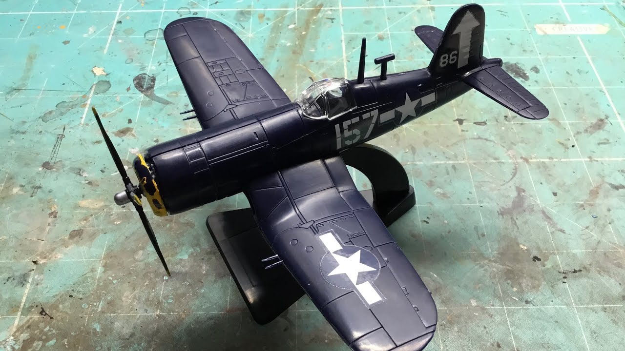 Testors 1/72 F4U Corsair Build/Review - YouTube
