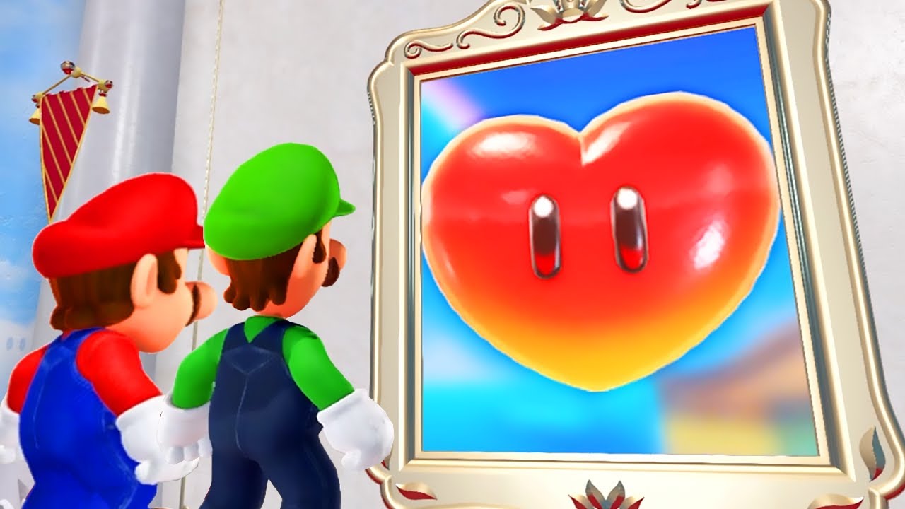 What happens when Mario & Luigi enter the Heart Painting in Super Mario ...