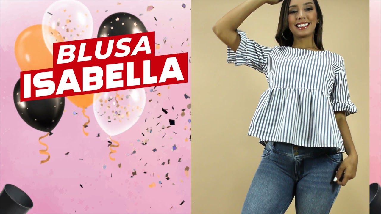 CAMPAÑA 12 Q2 - BLUSA ISABELLA - YouTube
