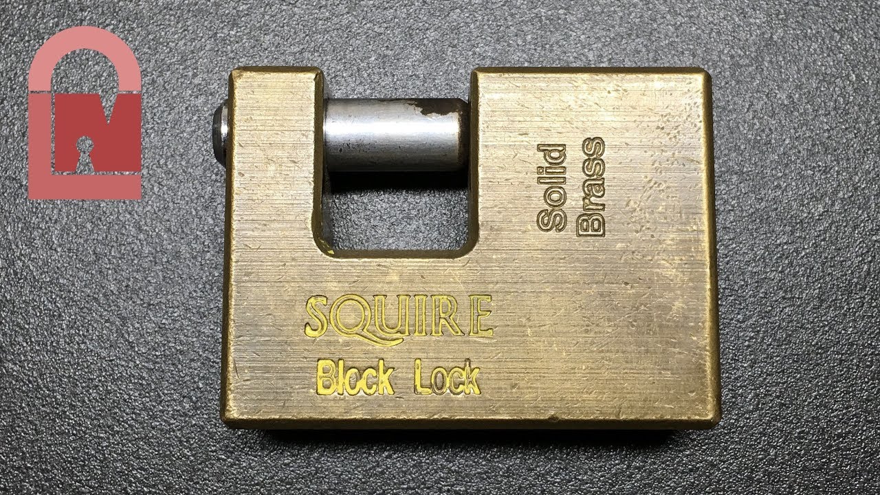 Squire Block Lock Picked - YouTube