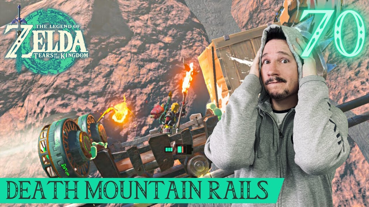 Riding the Rails up Death Mountain: Zelda TOTK: Zelda Tears of the ...