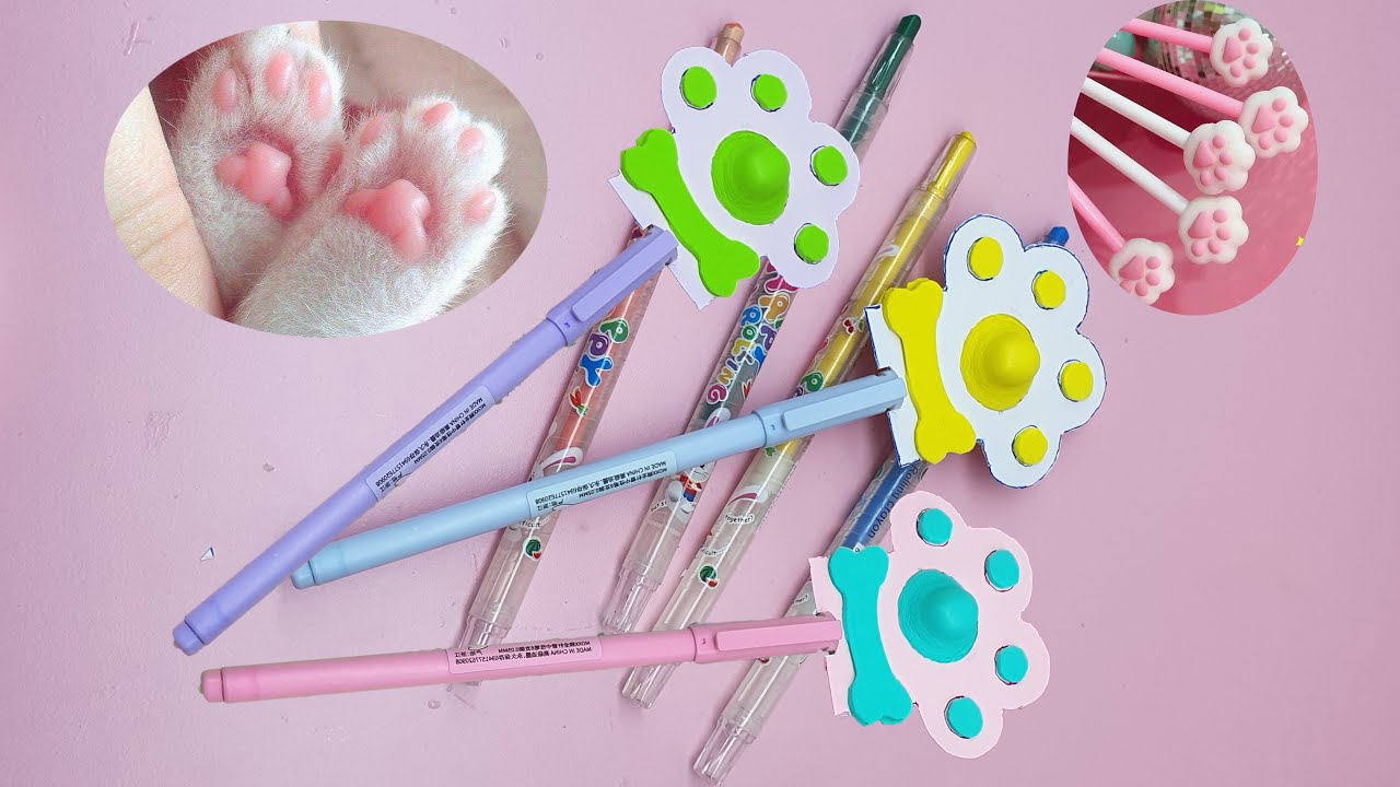 DIY Fidget Pen Decorations Idea | Homemade Pen Decorations | Fidget ...