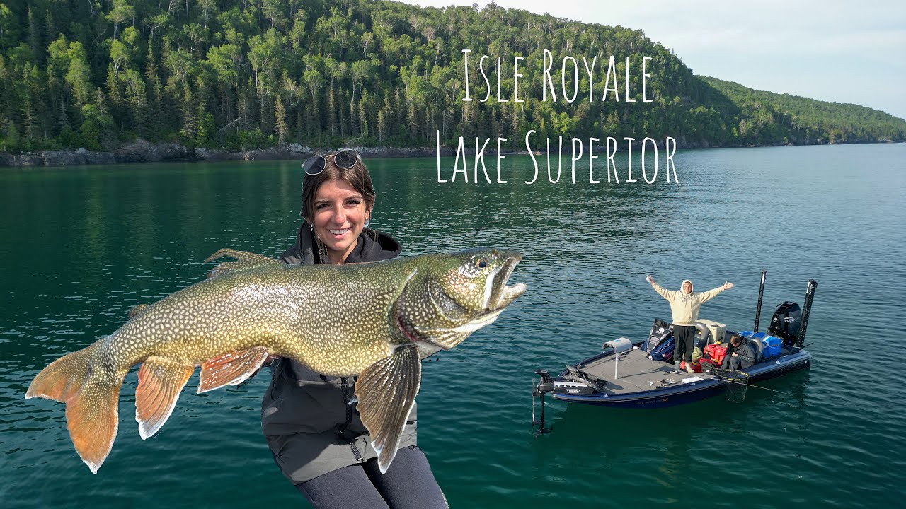 Chasing GIANT Fish 30 Miles Off Shore In A Bass Boat! | Isle Royale ...