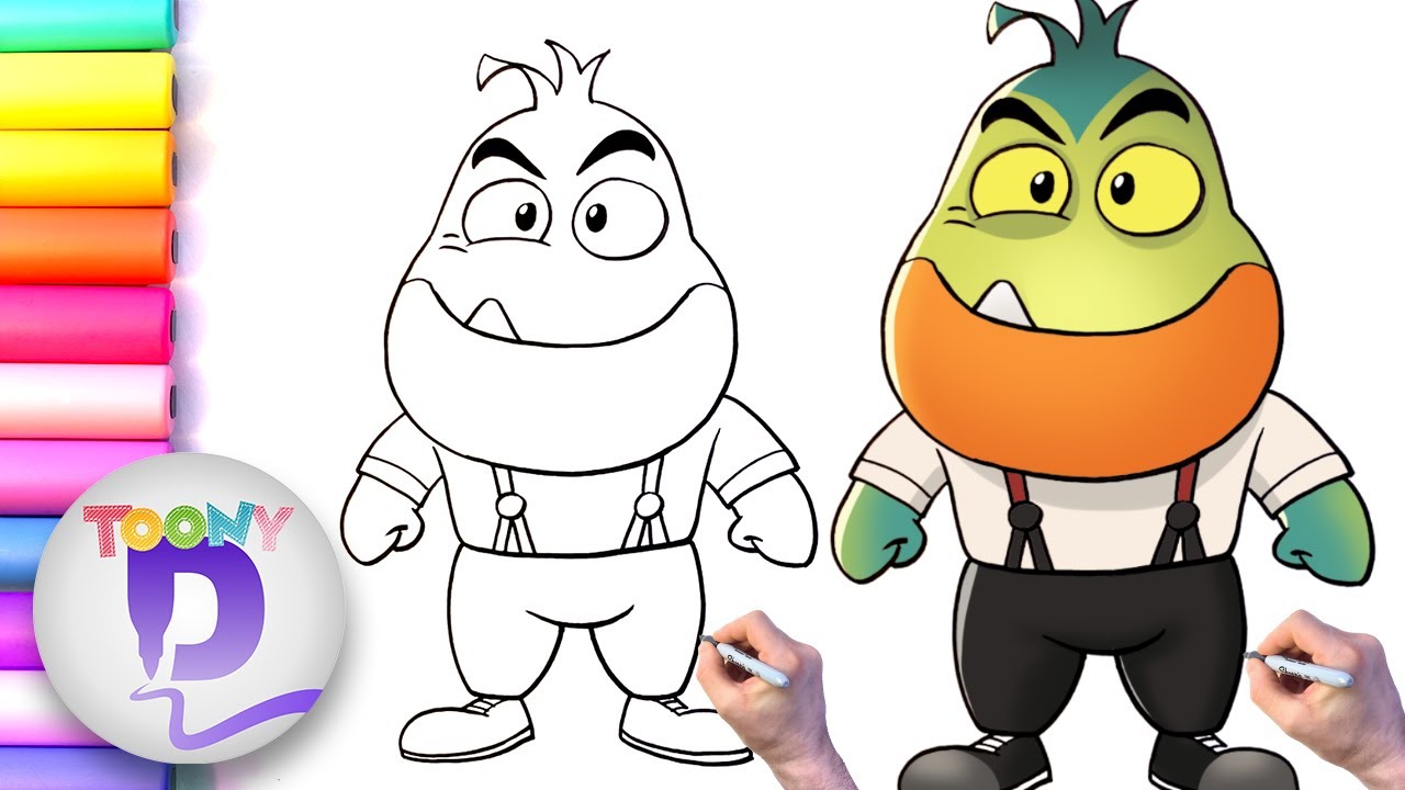 How to Draw Mr Piranha | The Bad Guys - YouTube