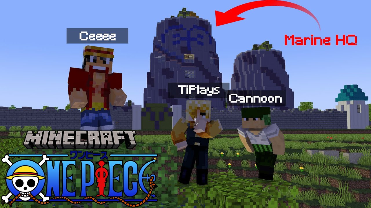 Minecraft One Piece Mod - ATTACKING MARINE HQ!! | Minecraft - YouTube