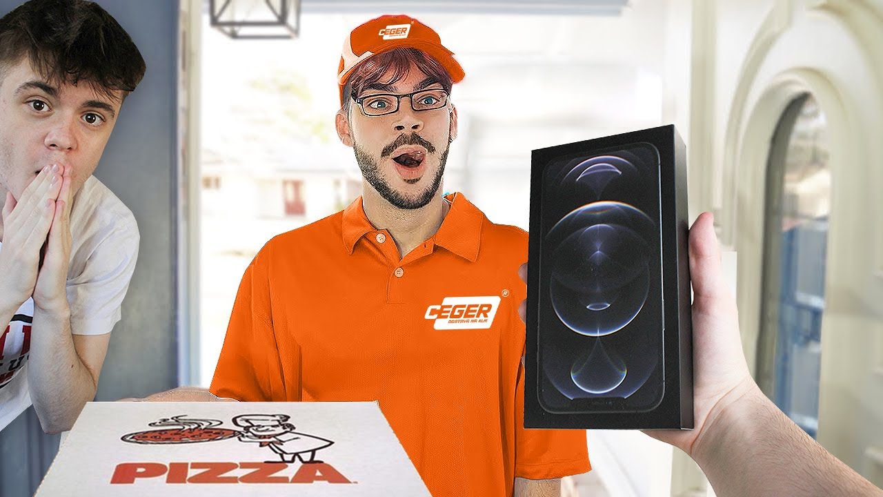 POKLONIO Sam iPhone 12 PRO Dostavljaču Hrane i Ovako je Reagovao ...