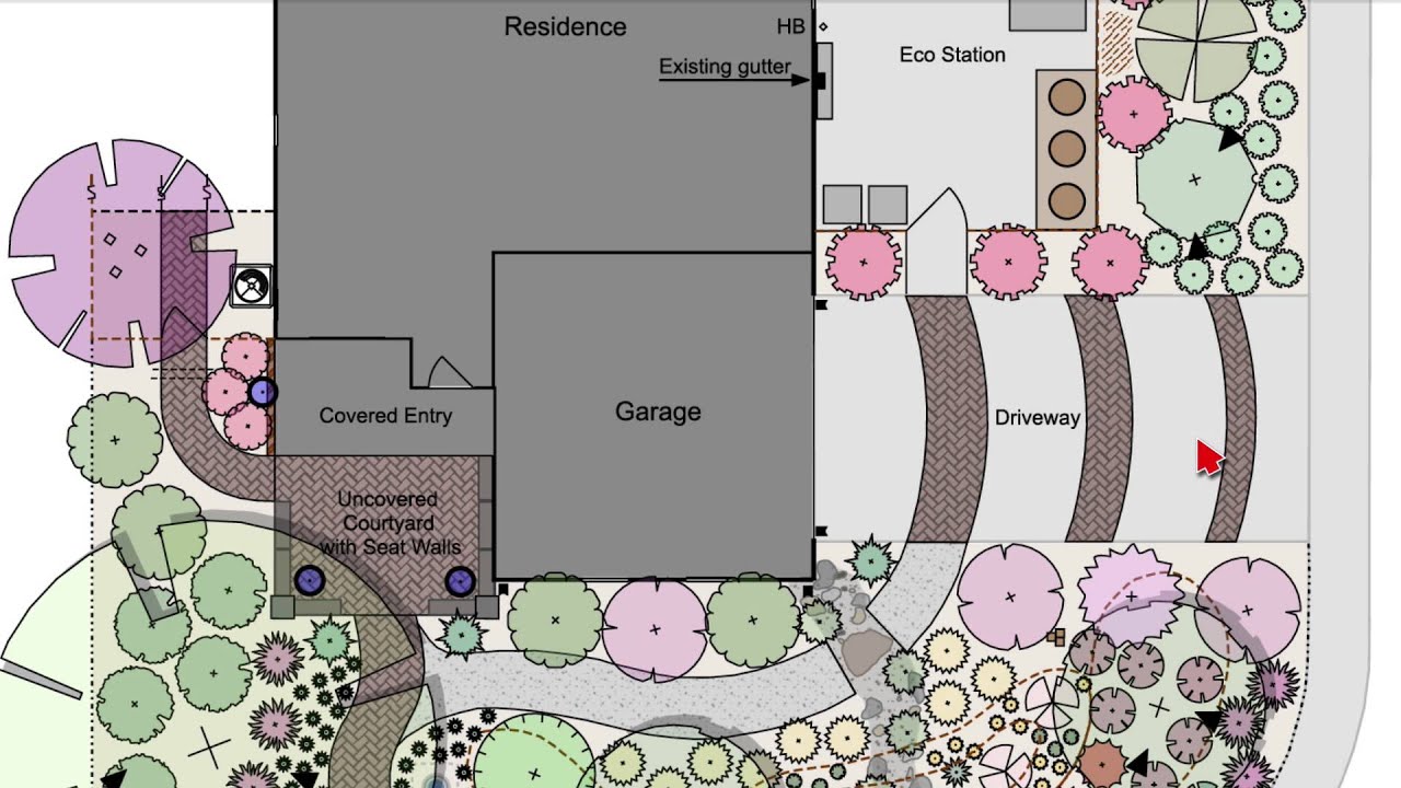 Rain Garden Landscape Plan for Sacramento County - YouTube