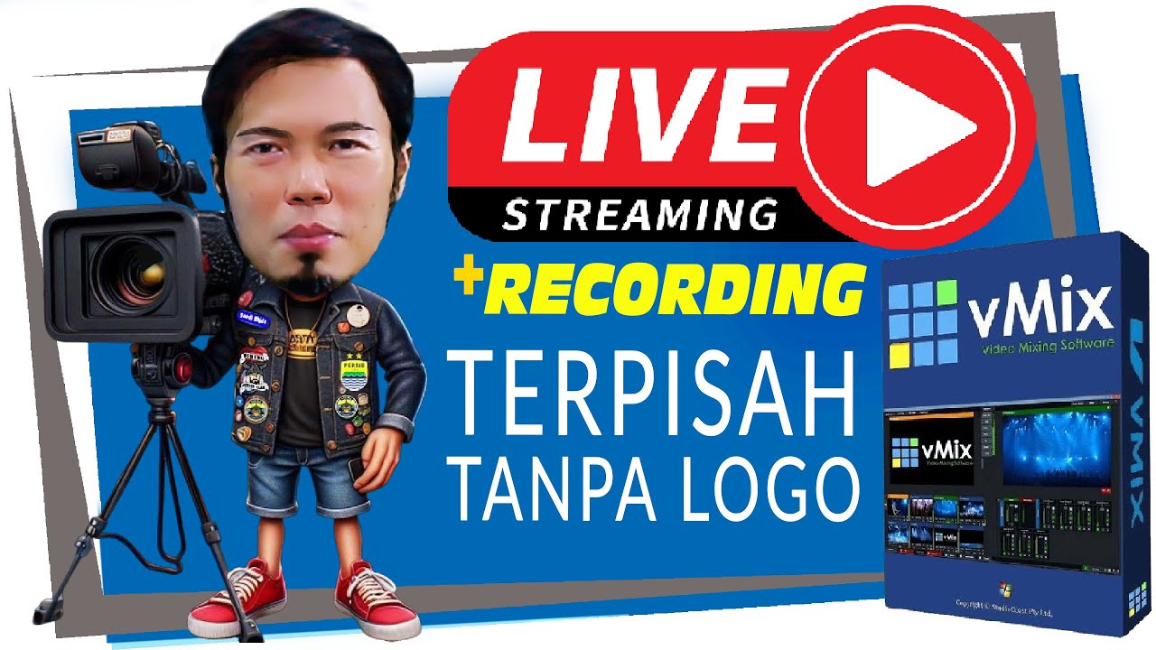 🔴CARA RECORD VMIX Tanpa LOGO Sedangkan Pada STREAMING Tetap Ada LOGO - YouTube