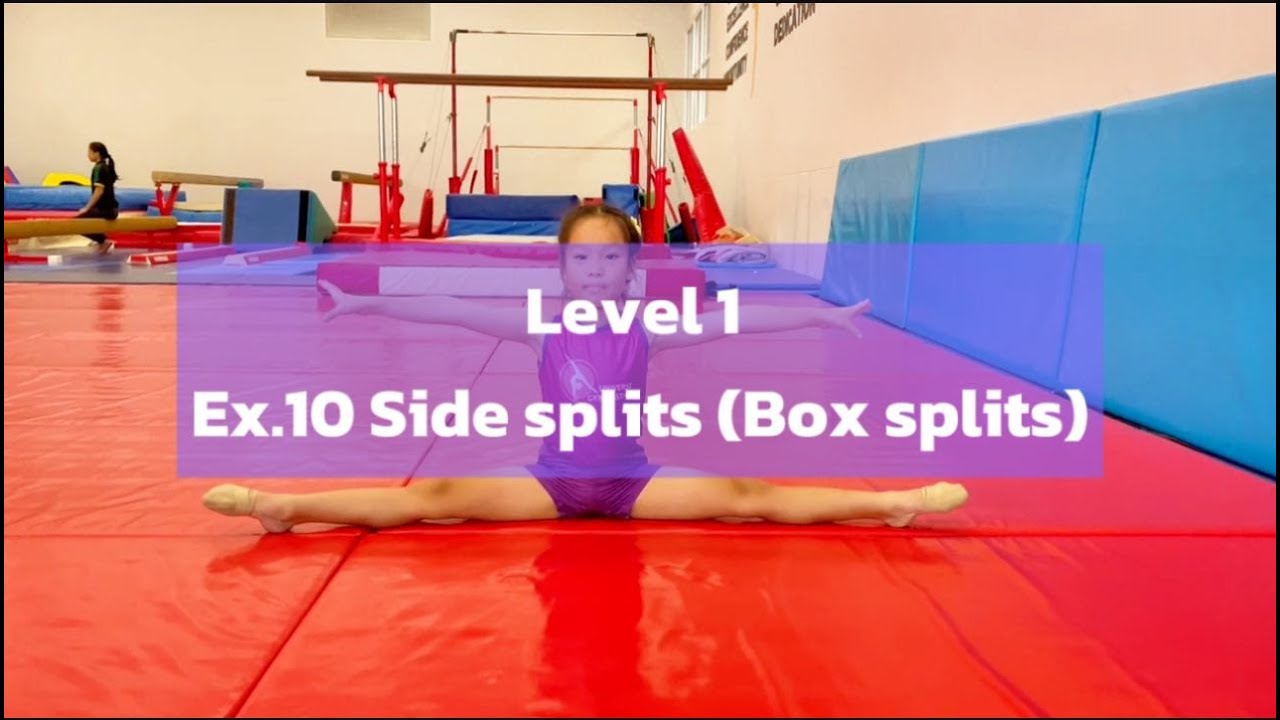 Level 1(for exam) Level 0 (for competition) Ex.10 Side splits (Box ...