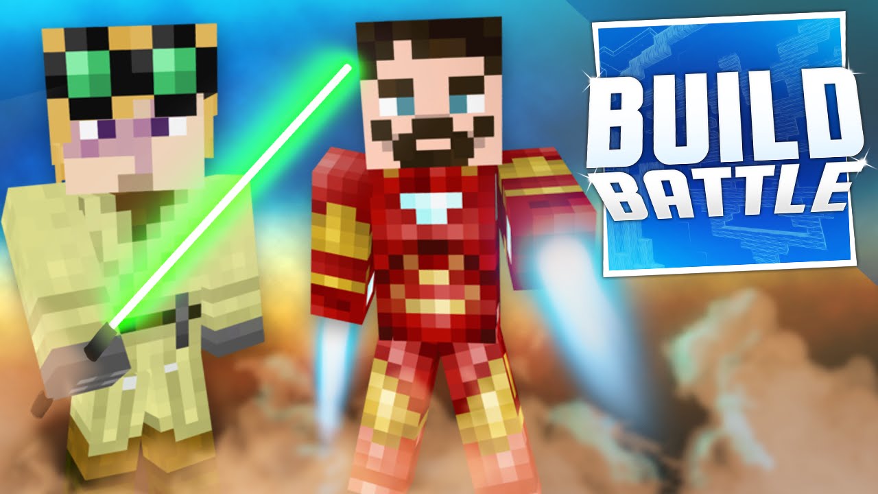 Minecraft Build Battle - Iron Man and Star Wars - YouTube