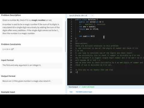 Magic Number Problem - 2 [Check if given number is a magic number or ...