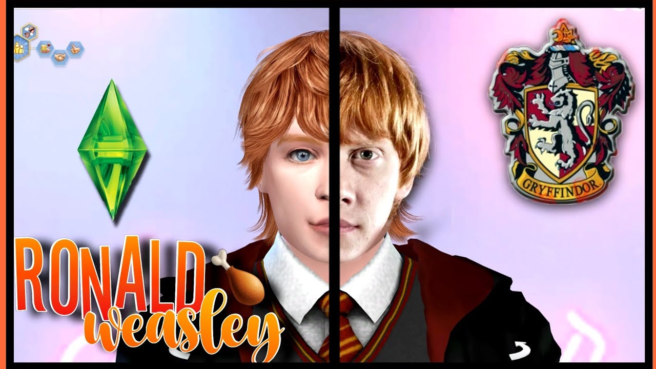 «Рон» Уизли | Ronald «Ron» Weasley| THE SIMS 4 CAS - YouTube