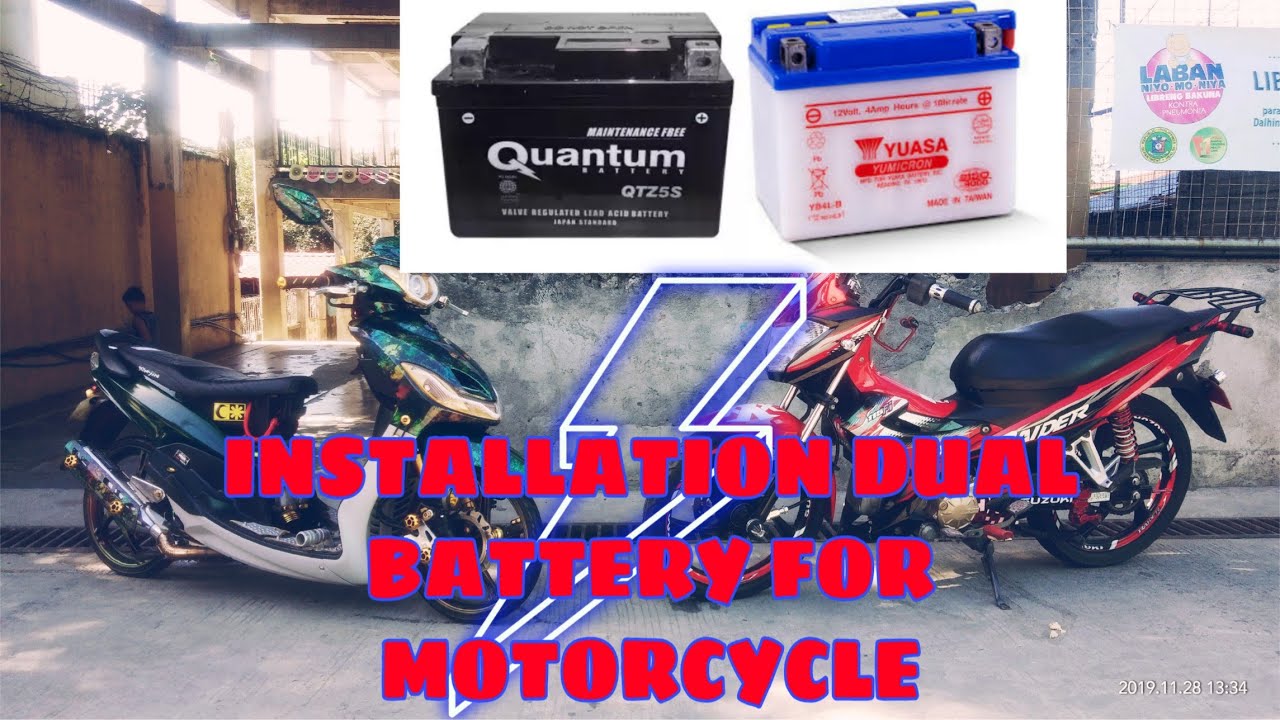 Dual battery to raider j115 f.i - YouTube