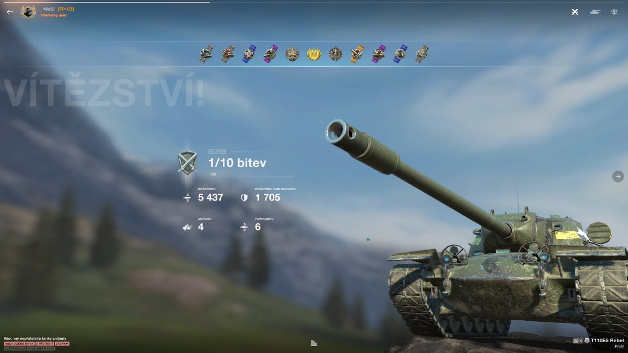 WoT Blitz_T110E5_Dead Rail_M_Ranked - YouTube