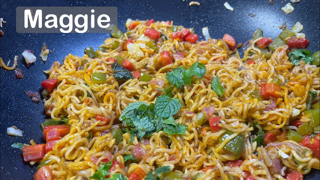 Street Style Maggi Recipe | vegetable Maggie Recipe | How to cook Maggi ...