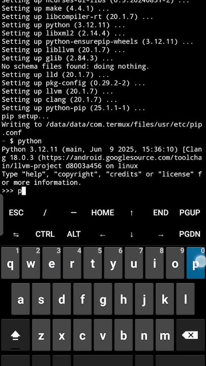 How to code python in termux - YouTube