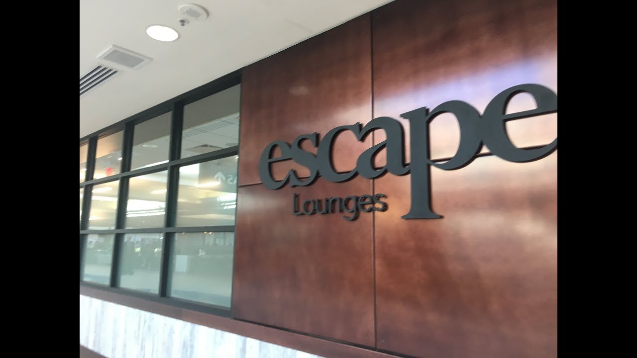 NEW Escape Lounge at Sacramento (SMF) Airport! - YouTube