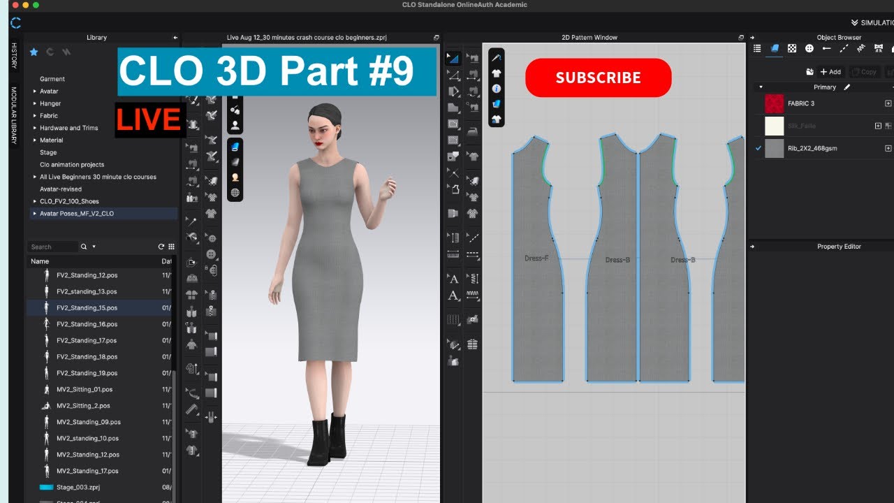 Basic of CLO 3D 30 Minutes Crash Course CLO 3D - YouTube