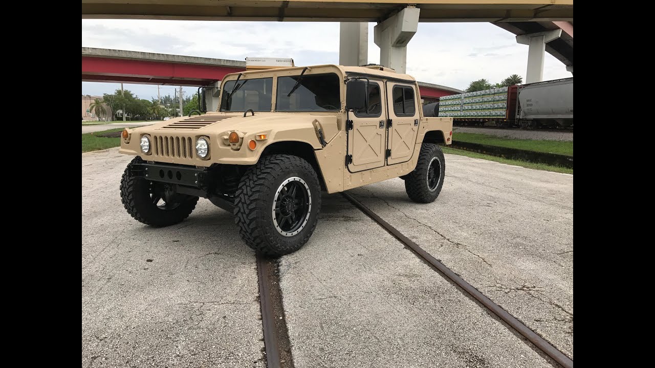 1994 AM General Humvee MME Hard Doors Walk Around. - YouTube